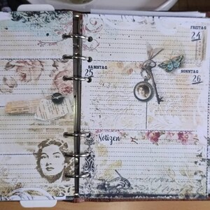 Printed Notes Sheets in A4 Size , Vintage Style Planner Refill - Etsy