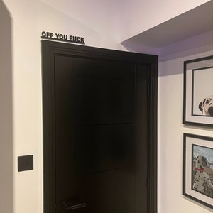 NO RIFF RAFF Door Topper Shelf Decor Wall Decor Quirky Home - Etsy