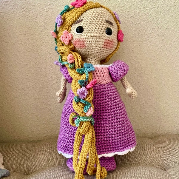 Crochet Pattern Rapunzel (english Pattern) - Etsy