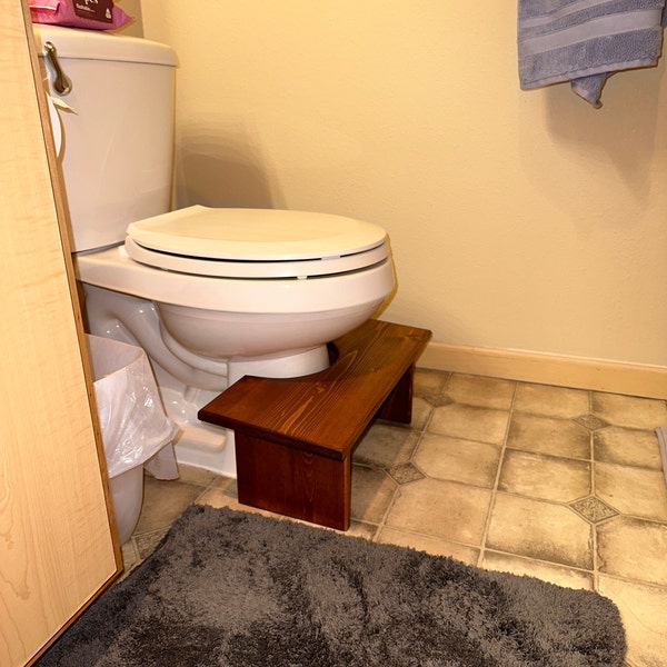 Potty Stool Poop Stoop Toilet Stool Bathroom Stool Farmhouse Style ...