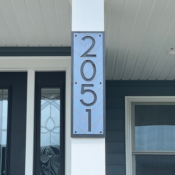 Large House Numbers | Address Sign - Clear Visibility From Street ...
