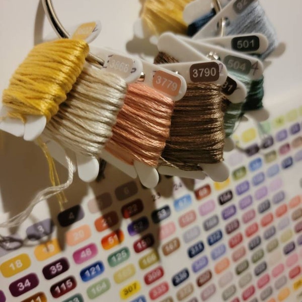 Mini DMC Complete Set Colour Vinyl Labels (x761 Labels) - Etsy