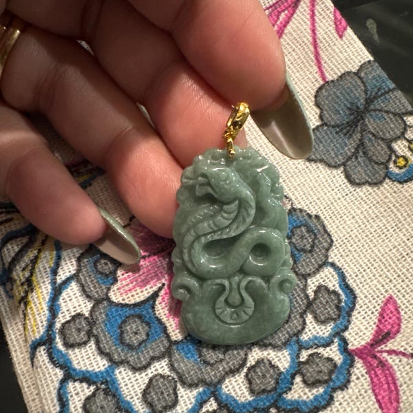 Real Black Jade Pixiu Piyao Couple Pair Matching Necklace, Chinese ...