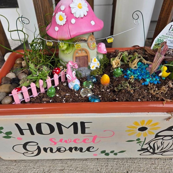 Fairy House “the Sprite’s Snicker Cottage“ / Fairy Garden Decoration ...