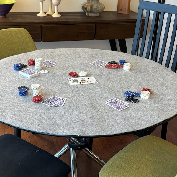Large Round Pad/ Felt Table Cover/ Customizable Sizing - Etsy