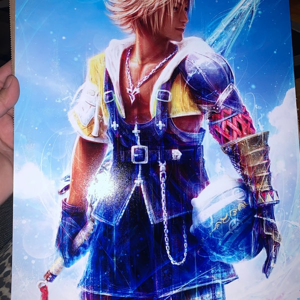 Tidus Final Fantasy X- Limited Edition Fine Art Print -FFX Poster - Etsy