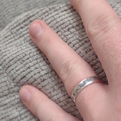 Show Me the Money Ring Free Engraving - Etsy