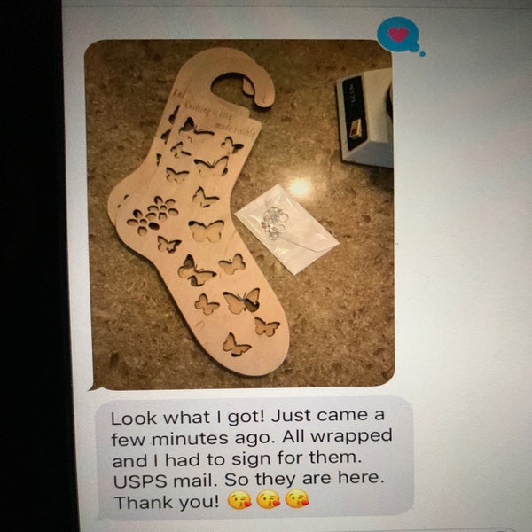 Sock Blockers- Butterfly, Wooden Sock Form, All Size, Personalized Gift ...