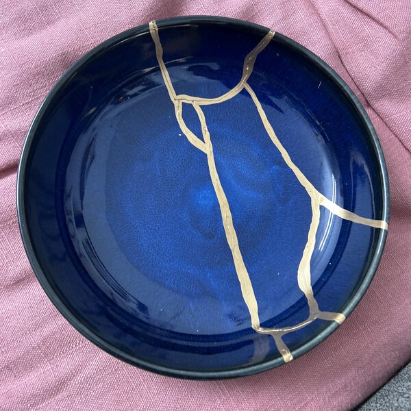 Kintsugi Bowl, Kintsugi Emerald Green Bowl, Fall Decor, Birthday Gift for Her, Handmade Gifts ...