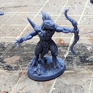 Orc Pin-up 3D Printed Resin Miniature Tabletop Role Playing Dungeons ...