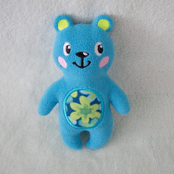 Teddy Bear Stuffie ITH Embroidery , Machine Pattern, ITH Bear Stuffie ...