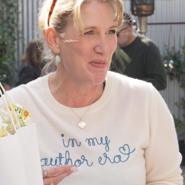 I Can't I've Got Mahj Embroidered CASHMERE Sweater, Mahjong Player ...