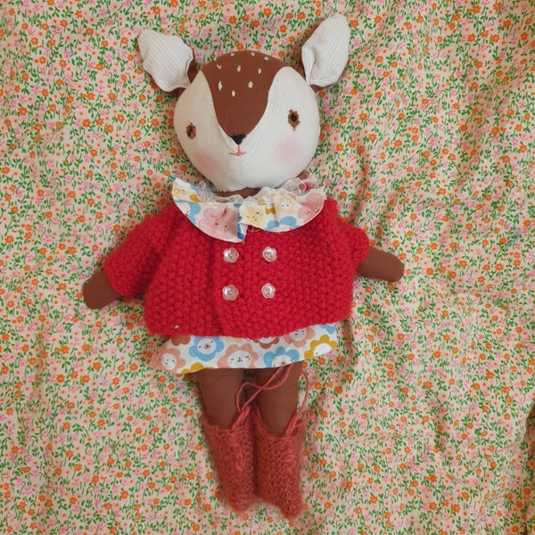 Fawn With Frill Dress - Instant Download Sewing Pattern - Etsy