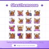 Twitch Emote / Cute Ghost Mega Pack 2 Emotes 24 Emotes Ready to Use ...
