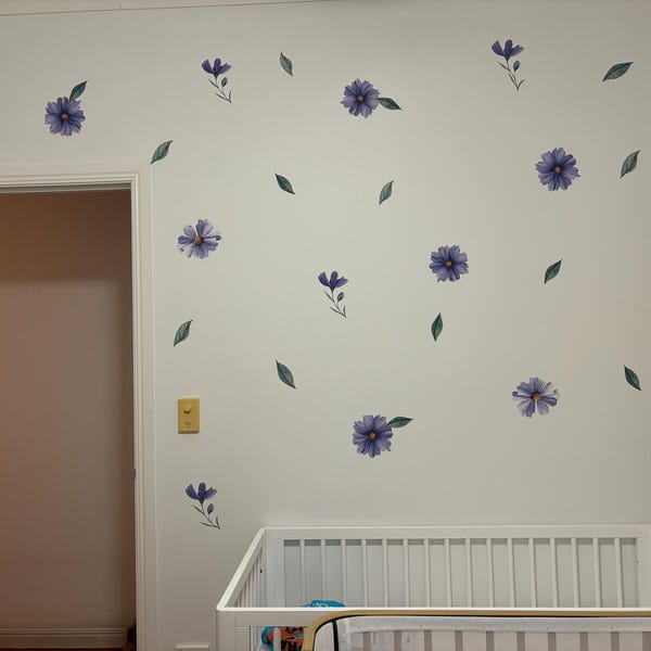 Shapes Wall Sticker, Pastel Shapes Wall Decal, Abstract Shapes Wall ...