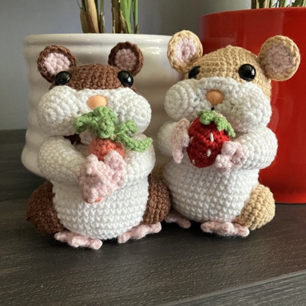Hamish the Hamster Amigurumi Crochet Pattern - Etsy Australia