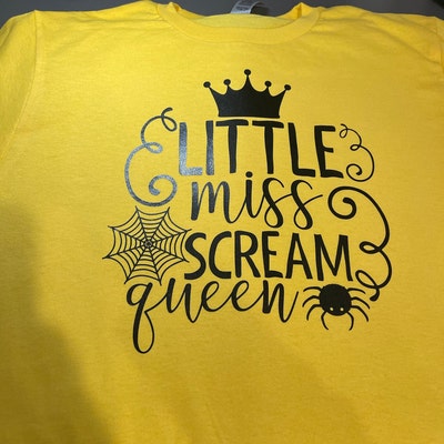 Little Miss Scream Queen Svg Halloween Svg Halloween Girl - Etsy