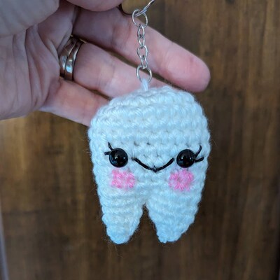 Amigurumi Molar Crochet ENGLISH PATTERN, PDF, Tooth Amigurumi Pattern ...