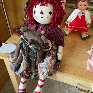 Primitive, Folk Art, Handmade, Original, Rag Doll, Spring, Summer ...