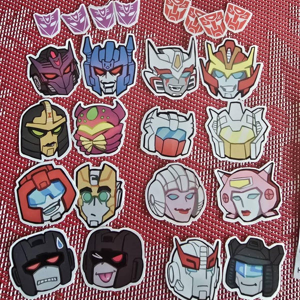 IDW/G1 Transformers Stickers Pack 2 - Etsy