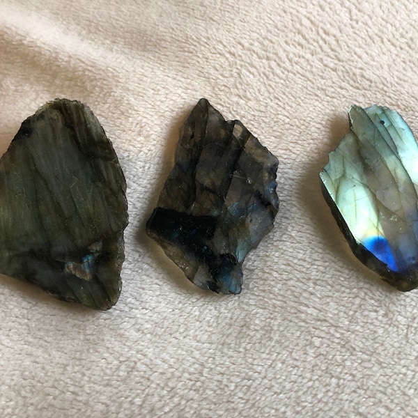 Natural LABRADORITE SLAB, Polished Labradorite Slice, Wholesale Raw ...