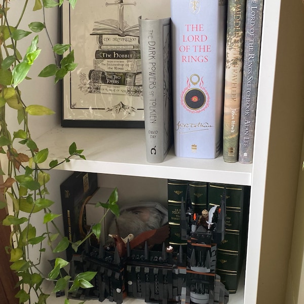 Tolkien Inspired Hand Drawn Book Stack Illustration Print // Lotr ...