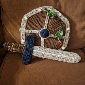 Sword and Shield Crochet Pattern - Etsy