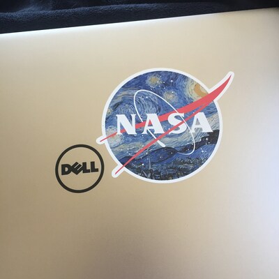 NASA Detailed Earth Vinyl Sticker NASA Sticker NASA Laptop Sticker ...