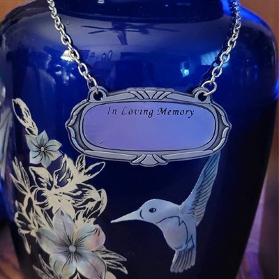 Name Tags With Custom Engraving for Urns 3 Color Options - Etsy