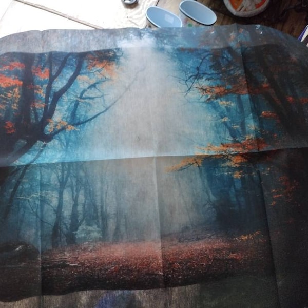 RUSTIC REFUGE - A1 Decoupage Fiber Paper - Redesign Decoupage Image ...