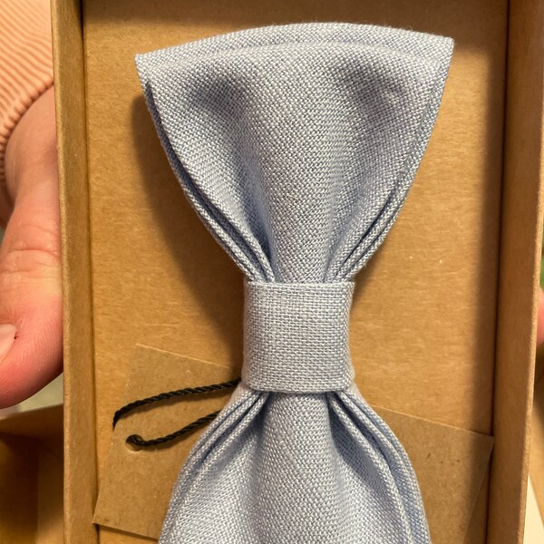 ICE BLUE Bow Tie / Ice Blue Tie / Ice Blue Wedding Ties / Bow Tie and ...