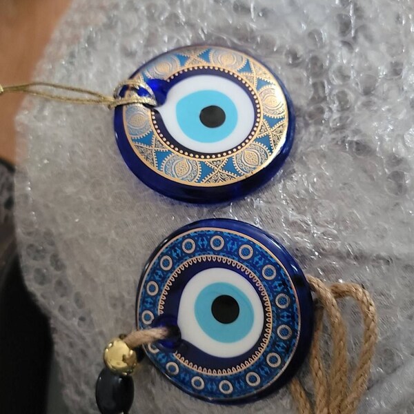 Decal Painted Evil Eye Wall Decor, Evil Eye Wall Hanging, Charm,evil ...