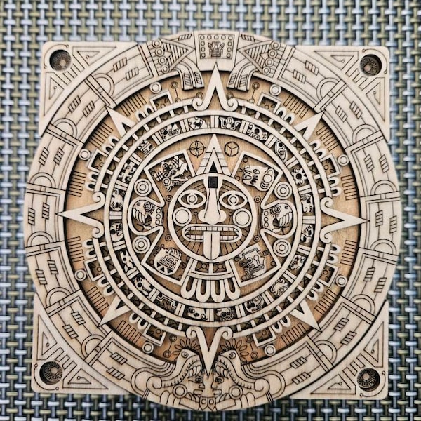 Aztec Box Laser Cut Digital Design Files Instant Download - Etsy