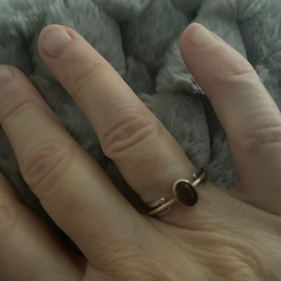 Saturn Silver and Gold Ring, Universe Ring, Circle Ring, Sterling ...