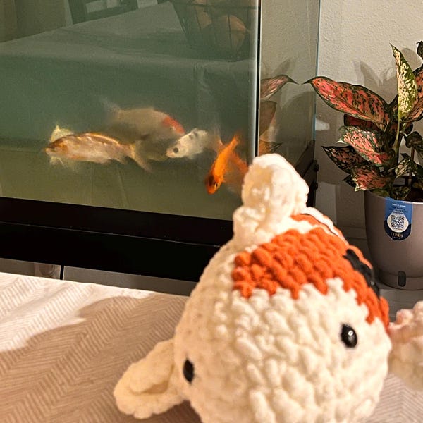 Koi Fish No Sew Crochet Pattern, Fish Crochet Pattern, No Sew Amigurumi ...