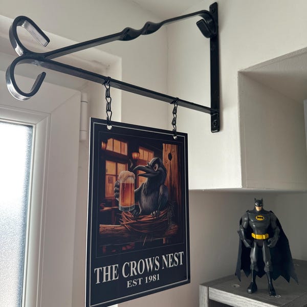 The Tipsy Cow Personalised Swinging Custom Made Hanging Pub and Bar ...