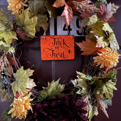 Witch Sign Halloween Witch Sign Decor Something Wicked - Etsy