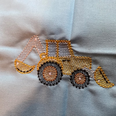 BUNDLE of Sketch Stitch Construction Trucks Machine Embroidery File ...