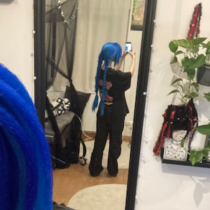 VI Violet League of Legends Arcane Pink Inspired Undercut Spiky Cosplay ...