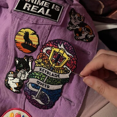 Disaster Lesbian Embroidered Patch - Etsy