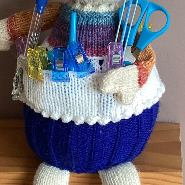 Knitting Pattern. PDF Digital Download. Crafty Nana Shelf Sitter Tidy ...