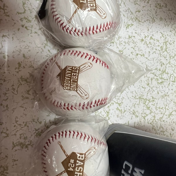 Personalized Baseballs, Team Balls, League Balls, Little League ...