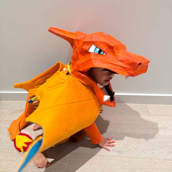 Charizard Paper Mask & Wings - Etsy