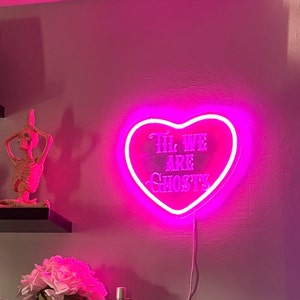 Angel Wings and Halo Neon Sign Custom, Angel Wings Neon Sign, Party ...