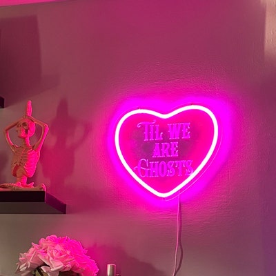 Angel Wings and Halo Neon Sign Custom, Angel Wings Neon Sign, Party ...