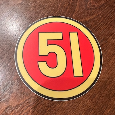 Emergency LA County Squad 51 Shield Vinyl Sticker - Etsy