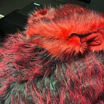 Mongolian Sheepskin Long Hair Llama Faux Fur Fabric Shaggy - Etsy