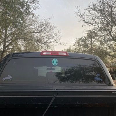 Western Decal, Squash Blossom Decal, Western Style Vinyl Decal, Many ...