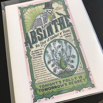 Skeleton Hand Comic Book Cover Blank Note Card Vintage - Etsy