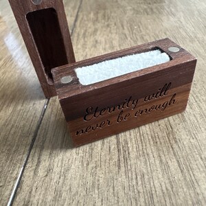 Custom Engraved Wooden Pendant Box, Necklace Bracelet Gift Box, Mothers ...